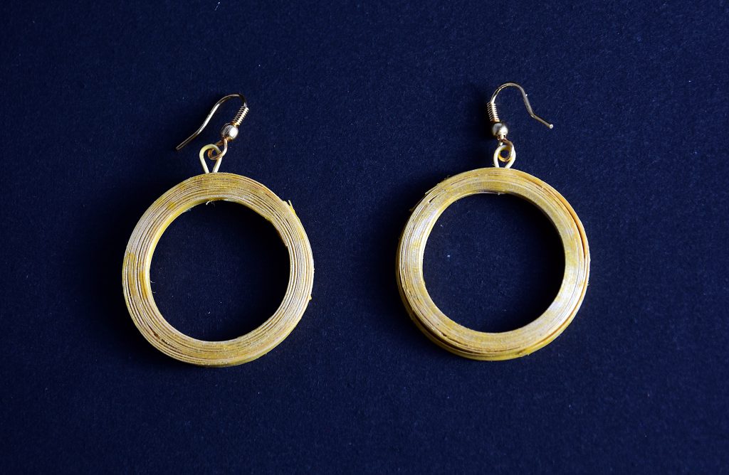 Dazzling Handmade Bamboo Loops Earrings - Hastrove